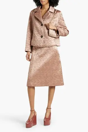 MAISON MARGIELA Quilted Satin Skirt