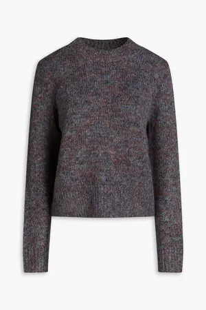 Vince Marled Knitted Sweater - Dark Gray