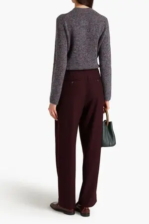 Vince Marled Knitted Sweater - Dark Gray