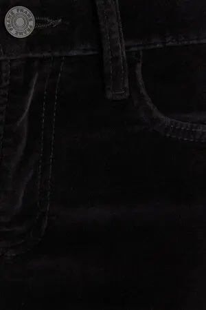 FRAME Le High Flare Velvet Pants - Black