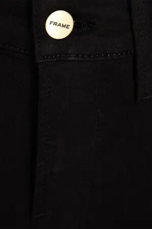 FRAME Le High High-rise Skinny Jeans - Black