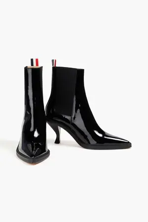 Thom Browne Patent Leather Ankle Boots
