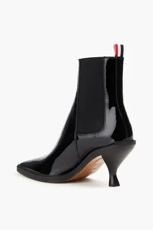 Thom Browne Patent Leather Ankle Boots