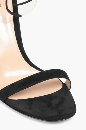 GIANVITO ROSSI Estelle Suede And Tpu Sandals