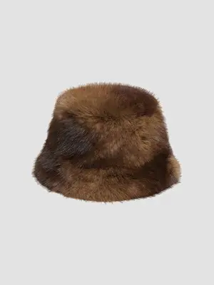 Apparis Gilly Faux- Bucket Hat - Mink