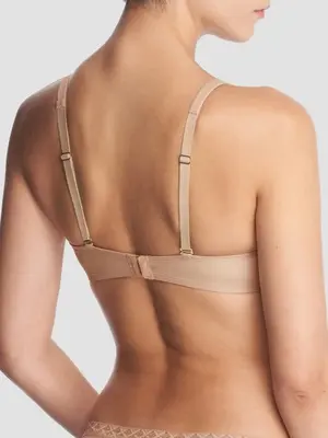 Natori Verge Plunge Convertible Bra - Cafe