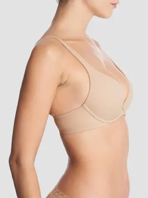 Natori Verge Plunge Convertible Bra - Cafe