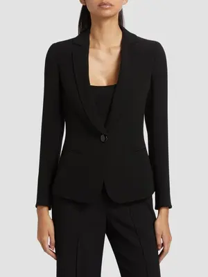 Giorgio Armani Silk One-button Blazer