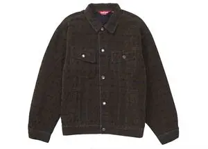 Supreme Flocked Denim Trucker Jacket