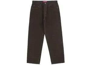 Supreme Flocked Loose Fit Jean - Black