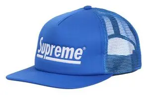 Supreme 5-Panel Mesh Cap Blue