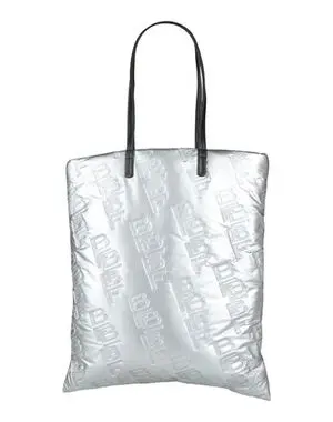 By Far Leather Shopper Bag - Silver