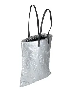 By Far Leather Shopper Bag - Silver