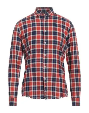 DANIELE ALESSANDRINI Shirt Size Linen, Cotton