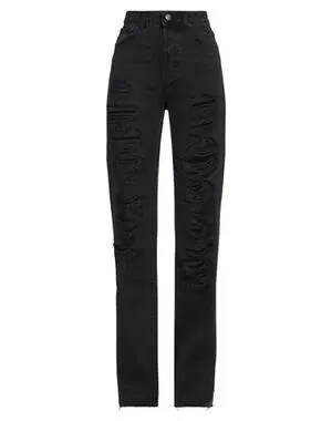 Vicolo Black Wash Bottoms For Women