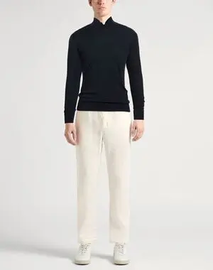 Dunhill Turtleneck Mulberry Silk And Cotton Sweater