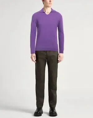 DANIELE FIESOLI Sweater In Merino Wool, Polyamide, And Cashmere - Purple