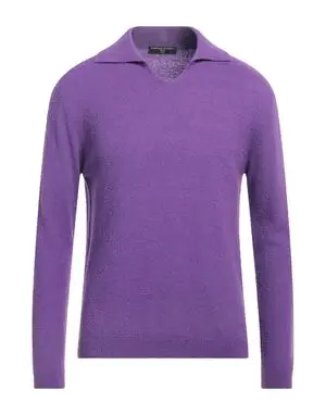 DANIELE FIESOLI Sweater In Merino Wool, Polyamide, And Cashmere - Purple