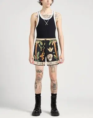 Amiri Floral-print Satin Shorts