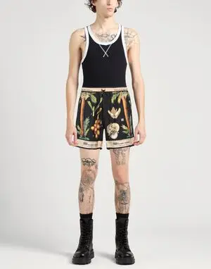 Amiri Floral-print Satin Shorts