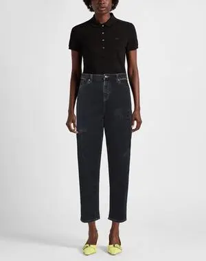 Armani Exchange Cotton Elastane Tapered Jeans - Blue