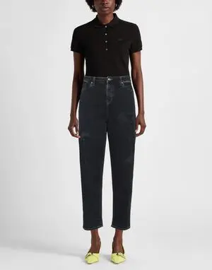 Armani Exchange Cotton Elastane Tapered Jeans - Blue