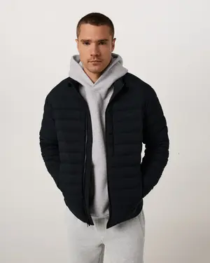 Vuori Steadfast Insulated Full Zip Jacket - Black