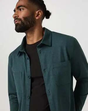 Vuori Coronado Shirt Jacket Deep Sea Heather