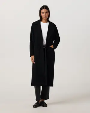 Vuori Restore Trench Coat - Black
