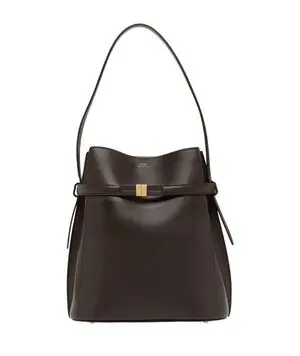 TOTEME Totême Belted Bucket Bag - Brown