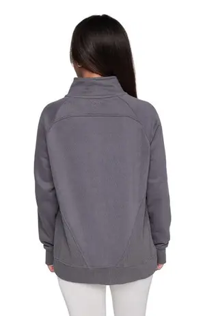 REBODY Effortless Fleece Oversized Jacket - Smoke
