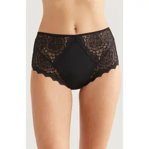 Simone Perele Caresse Retro Briefs - Black