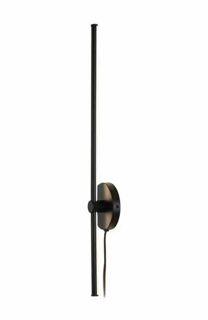 JONATHAN Y Anton 1-light Modern Minimalist Iron Adjustable Bar Integrated Led Plug-in Sconce - Yellow