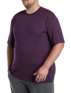 REEBOK Big & Tall Base Layer Top - Midnight Plum