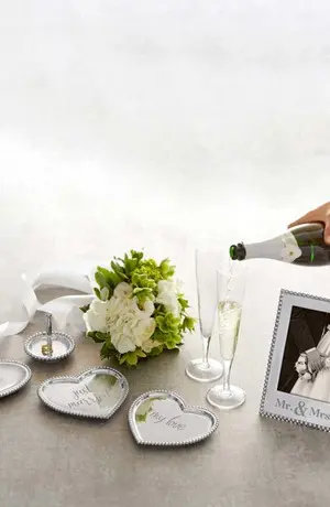 MARIPOSA Bellini Set Of 2 Bubble Champagne Flutes