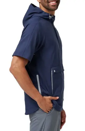 Travis Mathew Sport Mode Short Sleeve Hoodie