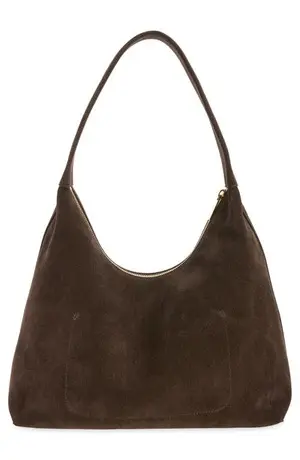MANSUR GAVRIEL Candy Suede Shoulder Bag - Ebony