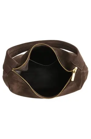 MANSUR GAVRIEL Candy Suede Shoulder Bag - Ebony