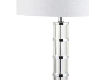 JONATHAN Y Hailey Crystal Led Table Lamp
