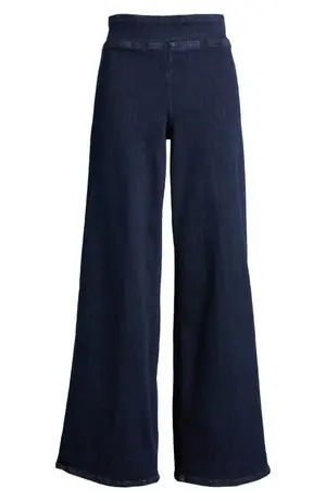 FRAME Jet Set Slim Palazzo Pull-on Jeans