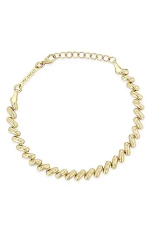 Zoe Chicco San Marco Chain Bracelet - Yellow