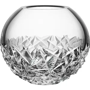 ORREFORS Carat Lead Crystal Globe Vase - Clear - Large