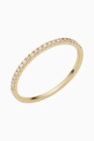 ORADINA 14k Gold Diamond Stack Ring - Yellow Gold