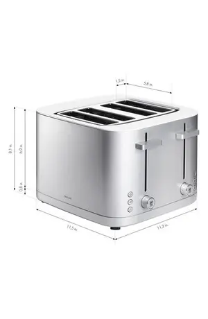 ZWILLING Enfinigy 4-slot Toaster - Silver