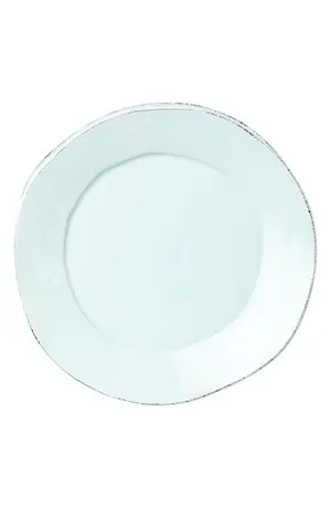 VIETRI Lastra Stoneware Dinner Plate - Aqua