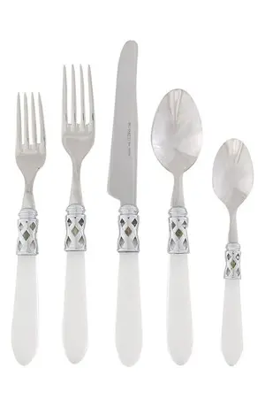 VIETRI Aladdin Brilliant 5-piece Place Setting - Clear