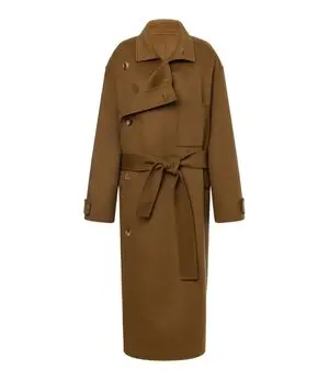 Philosophy Di Lorenzo Serafini Maxi Coat In Double Wool Fabric - One-color