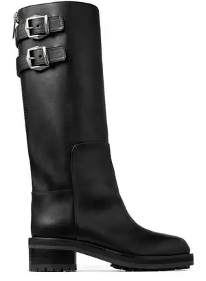 JIMMY CHOO COACH Brooklyn 50 Boots - Black