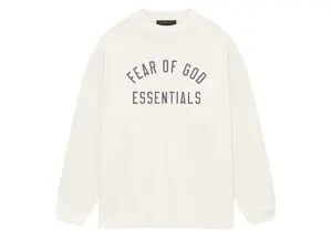 Fear Of God Essentials Jersey Long Sleeve Tee Shirt - Shell
