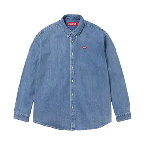 Supreme Small Box Denim Shirt - Blue
